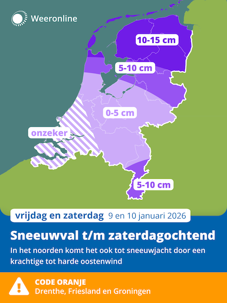 Live-blog code oranje Goretti: gladheid en sneeuw